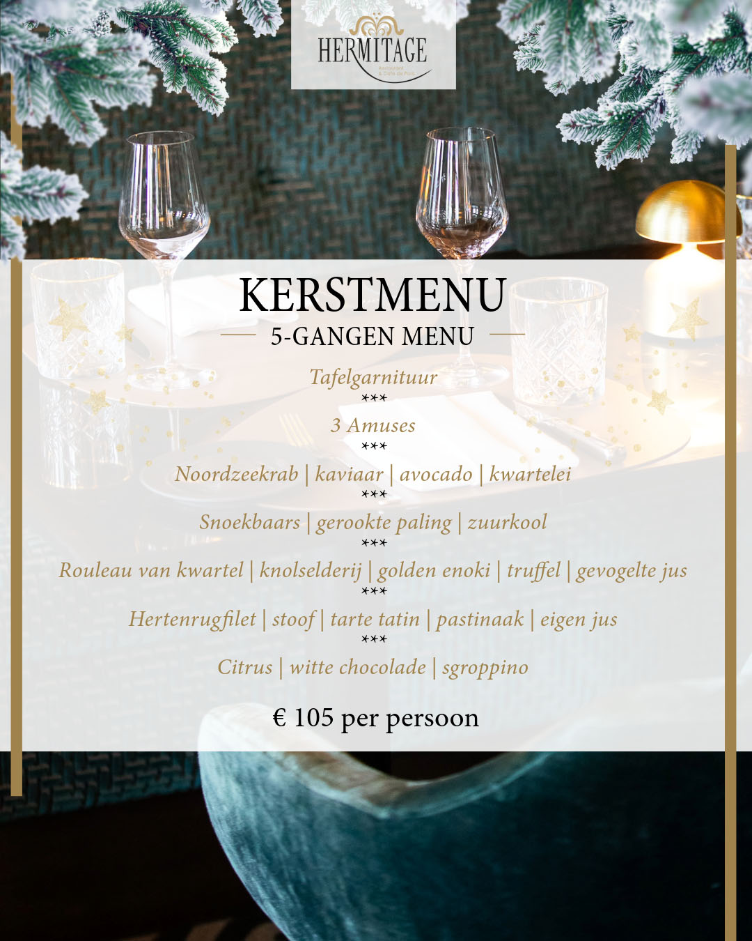 Menu | Restaurant Hermitage